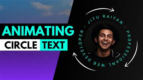 make an animated circle with text using elementor text path widget youtube