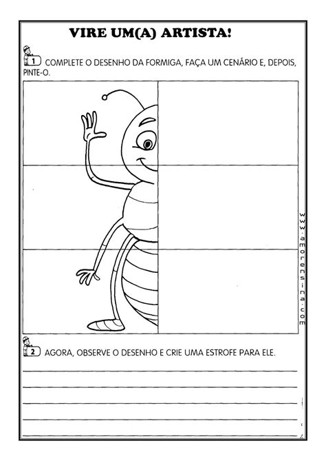A FORMIGA E A CIGARRA POEMA E ATIVIDADES PARA O 1º ANO Alfabetizar