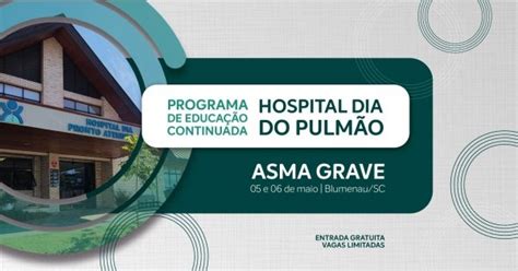 Programa de Educação Continuada Hospital Dia do Pulmão em Blumenau