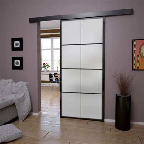 Drzwi Przesuwne Szklane Loft W Ramie Satyna System A8 Galakor