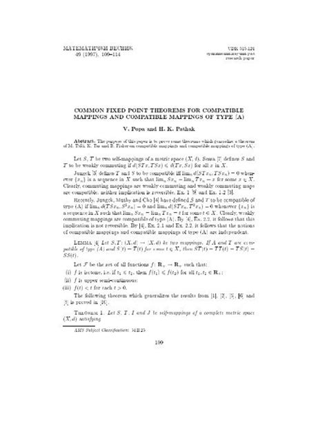 common fixed point theorems for compatible