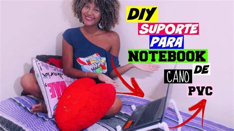 DIY SUPORTE PARA NOTEBOOK DE CANO PVC
