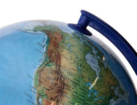 Tirvit GLOBE TERRESTRE ANTARTIK LUMINEUX CARTE PHYSIQUE ET POLITIQUE