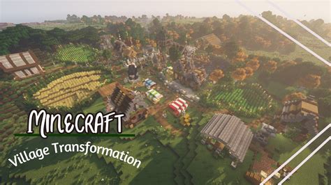 Minecraft Village Transformation PART 1 YouTube
