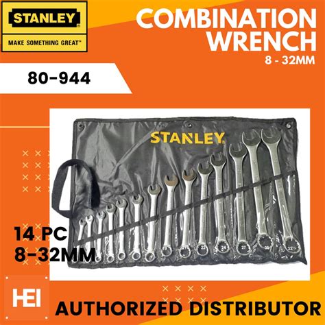 STANLEY Combination Wrench Set 8mm To 32mm 80 944 14pcs Set Shopee