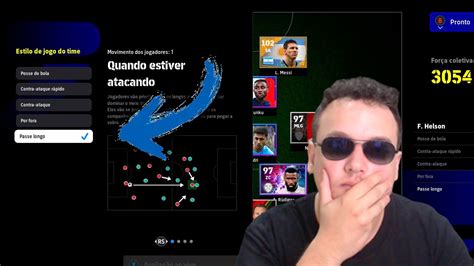 eFootball 2024 Testando passe longo na primeira divisão contra os