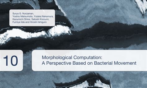 e book opinions and outlook on morphological computation — morphological computation