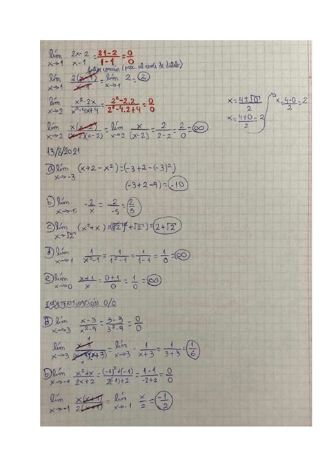 Solution L Mites An Lisis Matem Tico Matem Tica Studypool