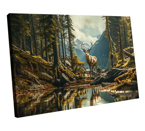 Obraz na płótnie na ścianę TATRY GÓRY PANORAMA jelenie w Tatrach 120x60