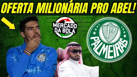 SAIU AGORA PÉSSIMA NOTÍCIA NO PALMEIRAS ABEL DE SAÍDA ULTIMAS