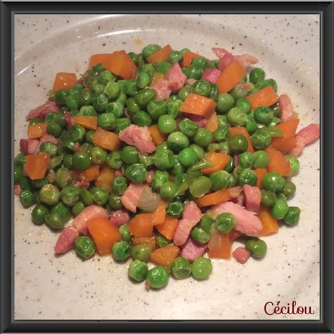 Petits Pois Carottes Et Lardons Recette Cookeo