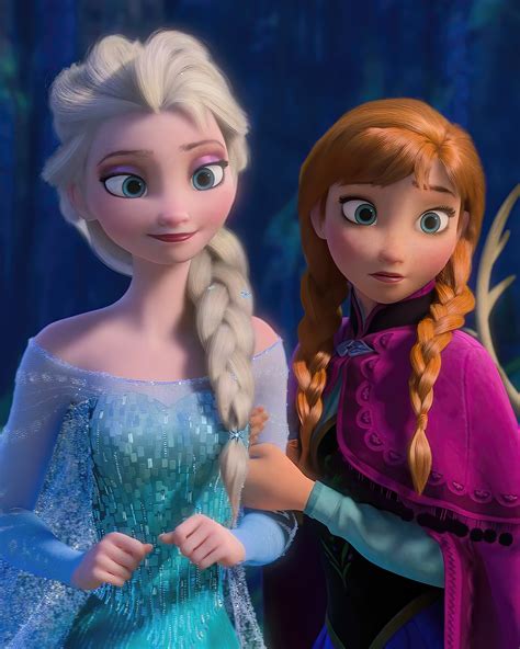 K Elsa And Anna Wallpaper Mobile Wallpaper Request By U