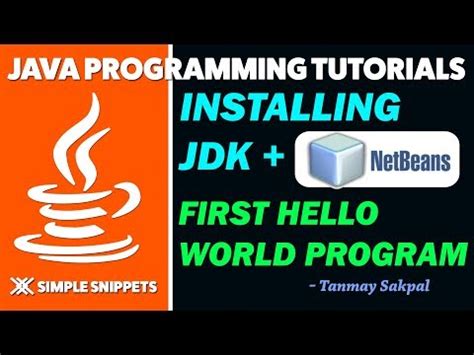 Learn First Java Program Hello World Installing Setting Up JDK