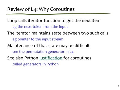 1 lecture 5 implementing coroutines compile ast to bytecode bytecode interpreter ras bodik