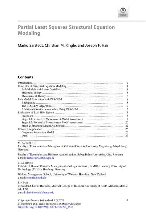 pdf partial least squares structural equation modeling