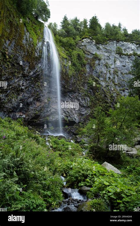 Grande Cascade Waterfall Mont Dore Puy De Dome Department Auvergne
