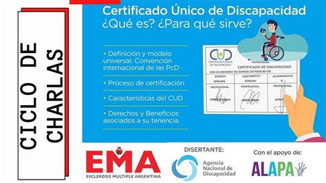 Charla Certificado Único de Discapacidad CUD YouTube