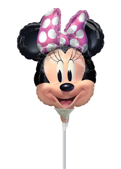 Minnie Mouse Face With Pink Bow
