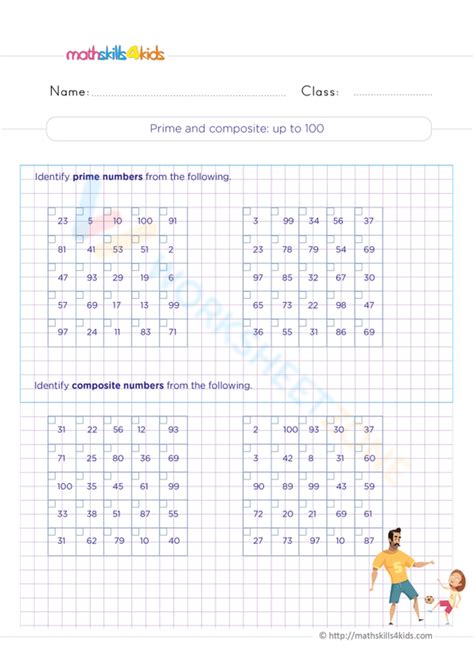 Prime And Composite Worksheet