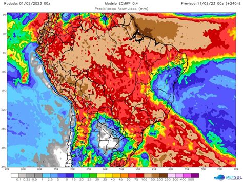 Previs O Do Tempo Tend Ncia De Chuva Para Dez Dias