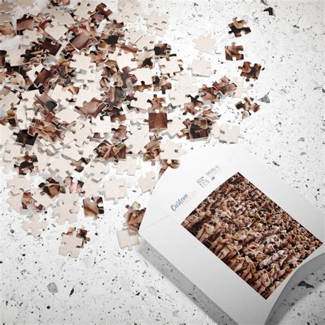 Nude Art Natural Naked Group Puzzle Piece Etsy