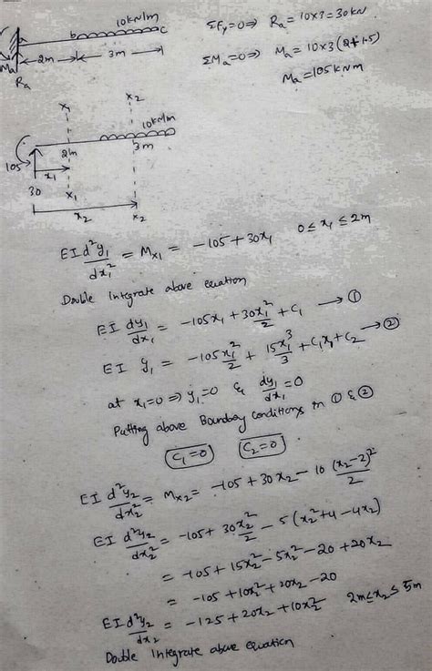 [solved] double integration method course hero