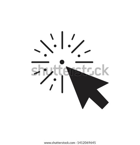 Mouse Cursor Symbol Arrow Click Pointer Stock Illustration