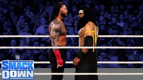 WWE FULL MATCH Veer Mahaan Vs Roman Reigns SmackDown Live Full