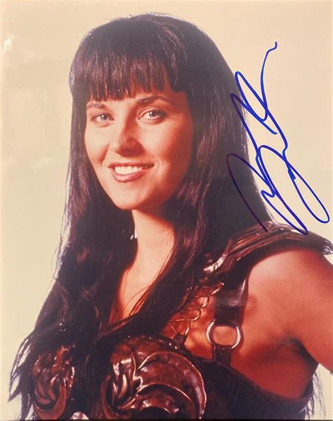 Sold Price Lucy Lawless Signed Xena Warrior Princess Photo
