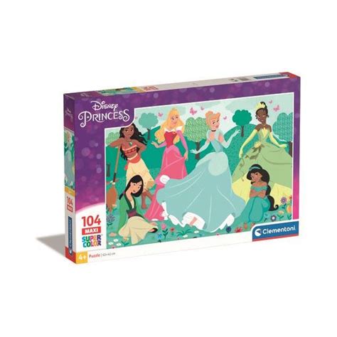 Clementoni Puzzle Supercolor Maxi Disney Princess 104 Peças Kuantokusta