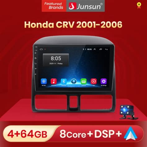 Junsun V1 Pro AI Voice 2 Din Android Auto Radio For Honda CR V CRV 2