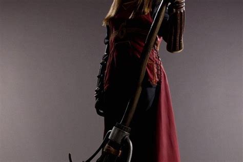 Bonnie Wright Ginny Weasley Con La Divisa Da Quidditch Per Il Film