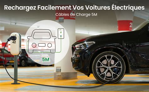 Amazon fr GONEO Câble de Recharge Voiture Electrique et Hybride