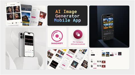 Imaginify Ai Image Generator Mobile App Ui Kit Figma