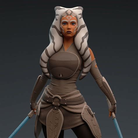 Ahsoka Tano Star Wars 3D Print Model Print Models Ahsoka Tano