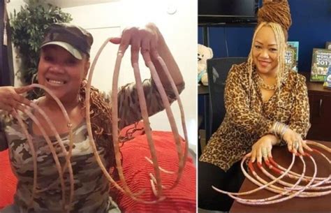 La mujer con las uñas más largas del mundo las vende por una cifra