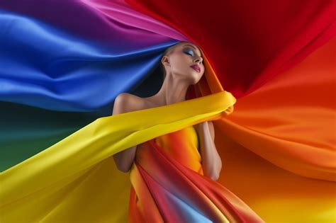 Lgbt Gay Pride Lgbtq Bandera Del Arco Iris Verdad Apoyo Minoritario