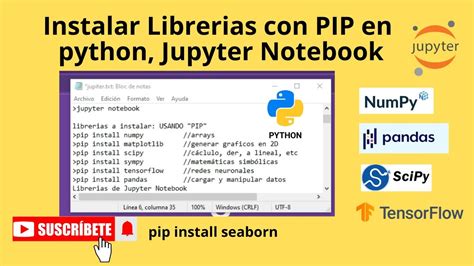 Instalar Librerias En Python Jupyter Notebook Pandas Seaborn Numpy