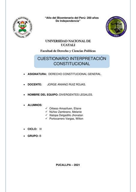 Interpretación Constitucional Melanie KNZ uDocz