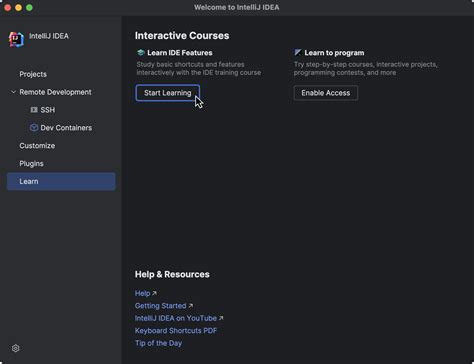 Run IntelliJ IDEA For The First Time IntelliJ IDEA Documentation