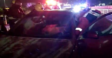 Mujer queda prensada tras un accidente de tránsito en puente José Limón