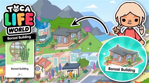 New Bonsai Building In Toca Boca Toca Life World Toca Boca New Update