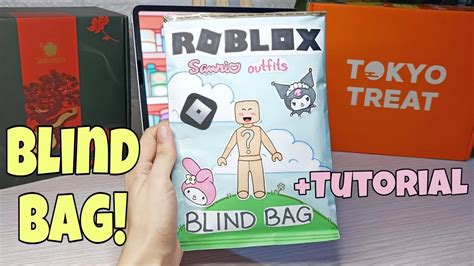 Paper DIY Roblox Sanrio Paper Doll Outfits Blind Bag Paper ASMR Ft