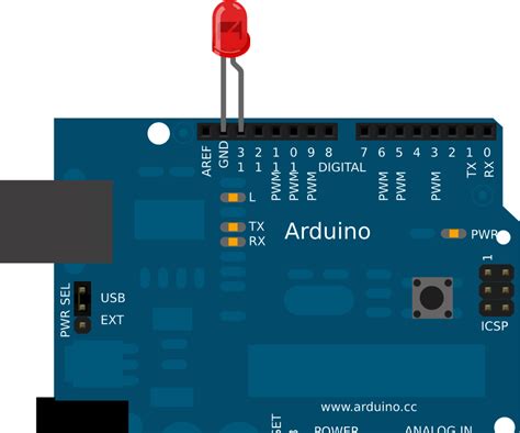 Getting Started With Arduino Blinking Led 8 Steps Instructables