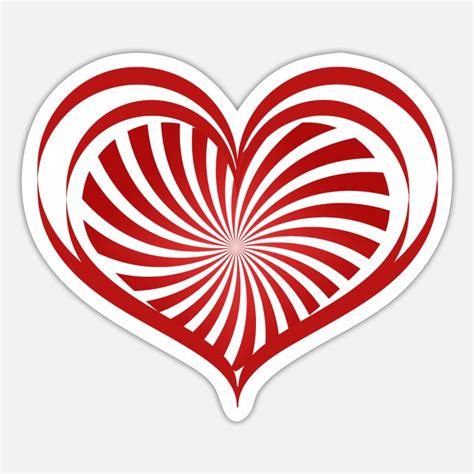 Kærlighed hjerte stickers Enestående designs Spreadshirt