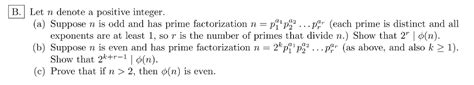 solved let n denote a positive integer a suppose n is