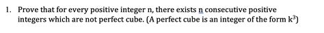 solved prove that for every positive integer n there exists