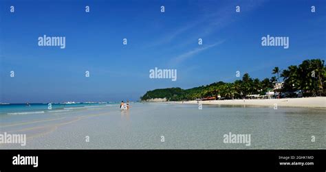 The Beautiful Bulabog Beach In Boracay The Philippines Stock Photo Alamy