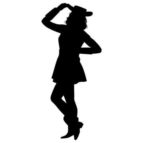 Drill Team Dance Silhouette