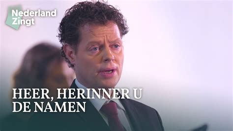Luister Heer Herinner U De Namen Nederland Zingt